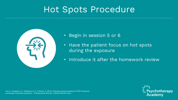 Processing Emotional Hot Spots for PTSD: Introduction - Psychotherapy ...